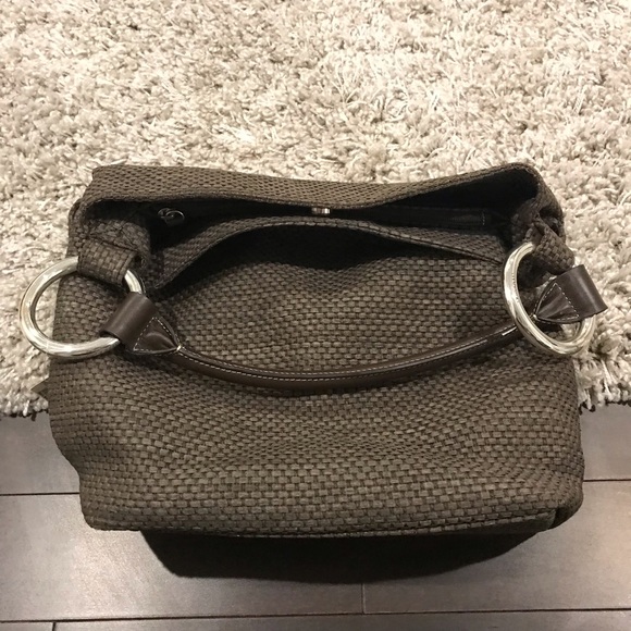 Sequoia Paris | Bags | Nwt Sequoia Paris Brown Woven Tote Leather ...